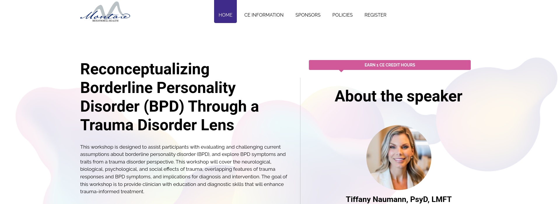 Reconceptualizing Borderline Personality Disorder (BPD) Through a ...